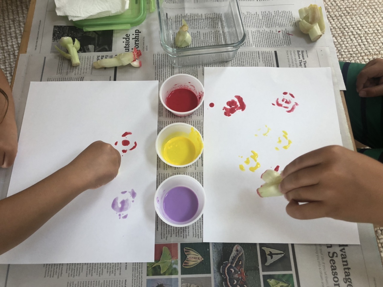 How To Make A DIY Veggie Stamp - Eco Friendly Mama